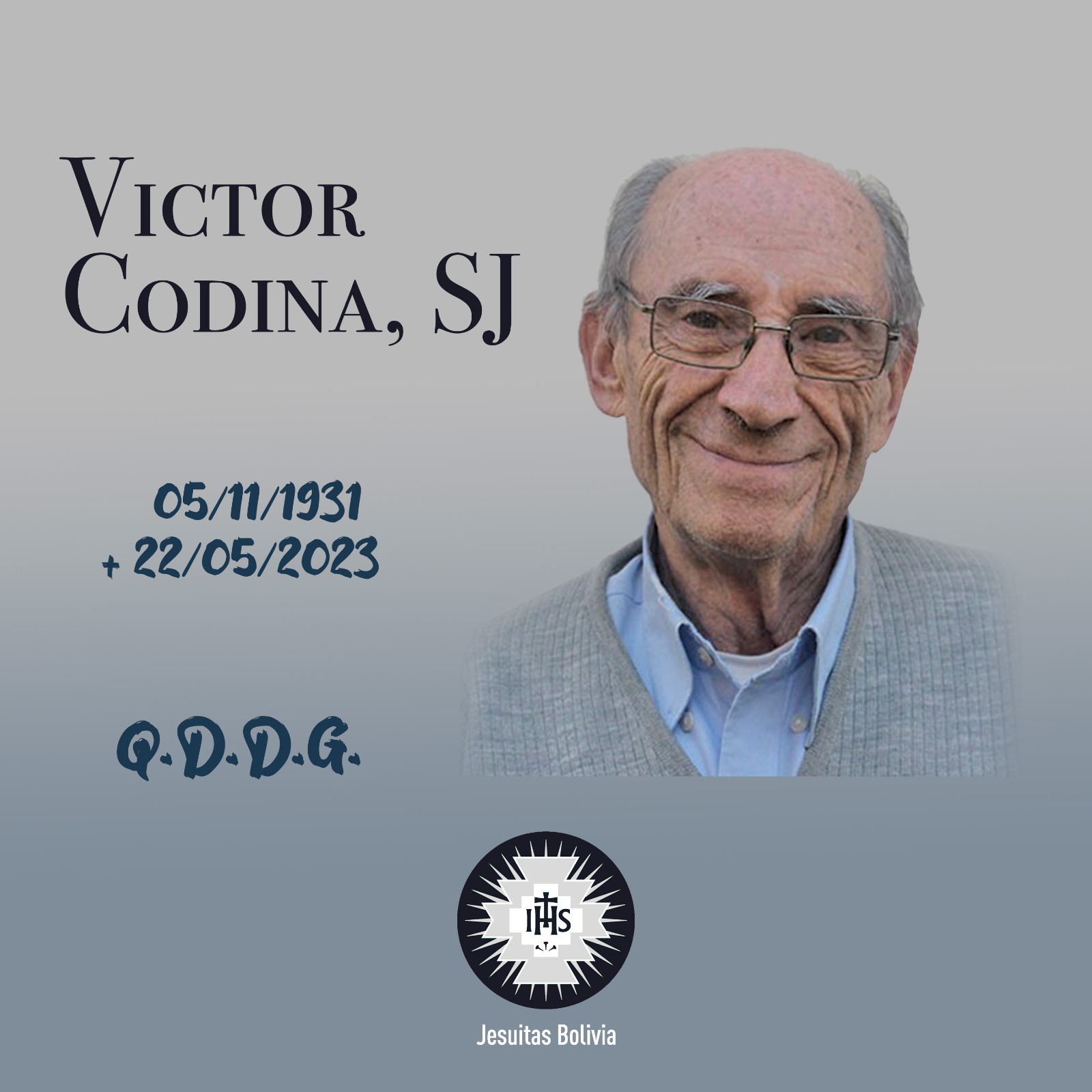 HA FALLECIDO VÍCTOR CODINA – Escolapios 2.1